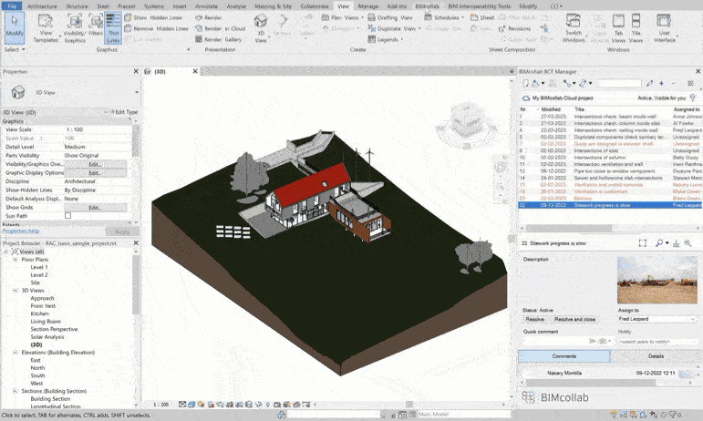 Entdecken Sie die neuen Funktionen von BIMcollab ZOOM, neue Optionen ...