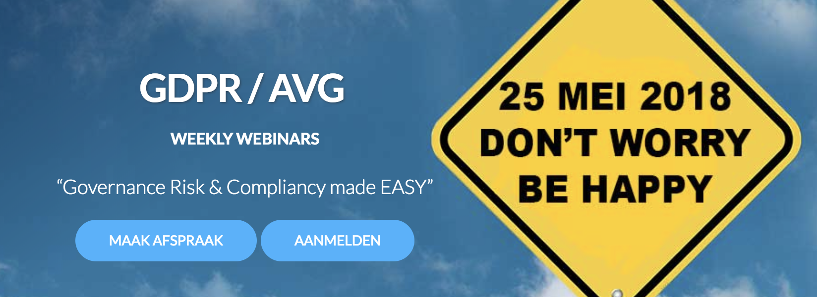 Implementatie AVG/GDPR - Klaar voor 25 mei